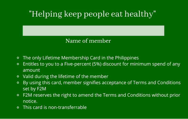 Premium Lifetime Membership Card – Farm2Metro
